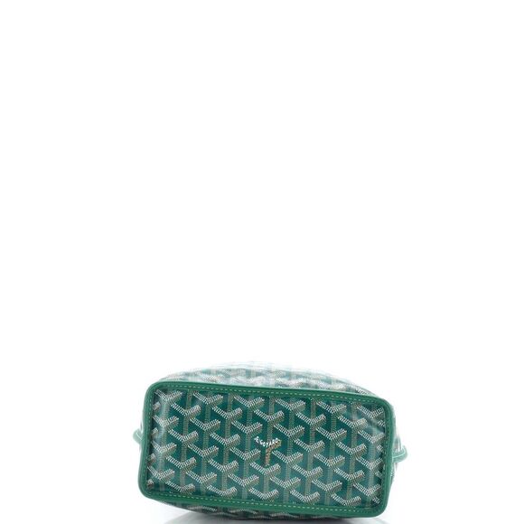 Goyard | Bags | Goyard Anjou Reversible Tote Coated Canvas Mini Green ...